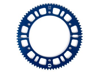 7075 Split Sprocket, #219 Chain 73 Tooth, Junior Sprint