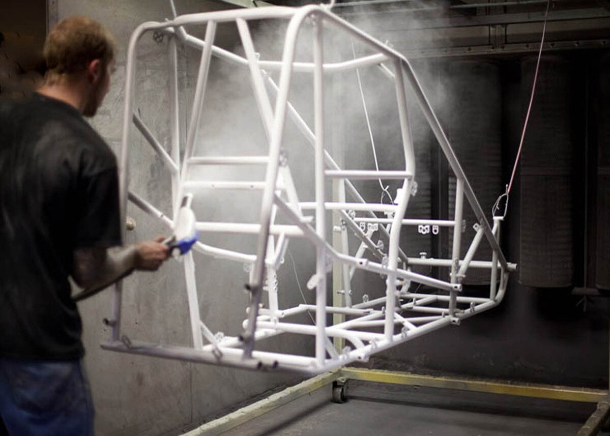 Powder Coat New Junior Sprint Chassis Frame 2 Coats | Hyper Racing