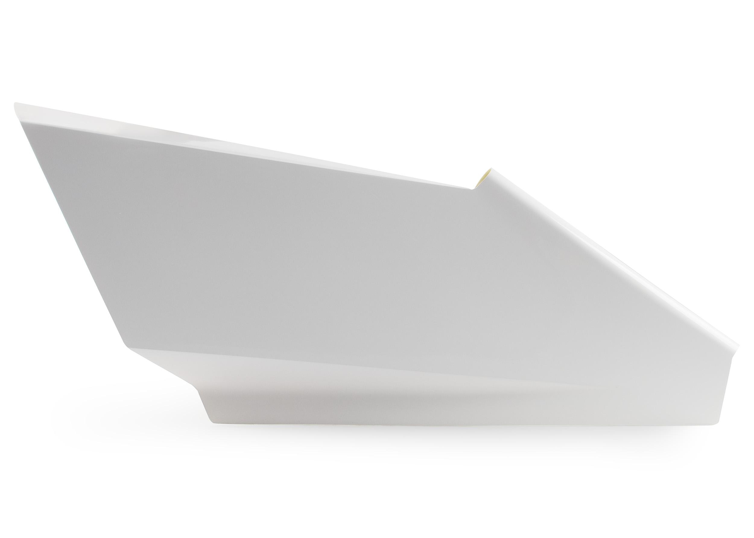 Lazer Right Side Hood Section, White