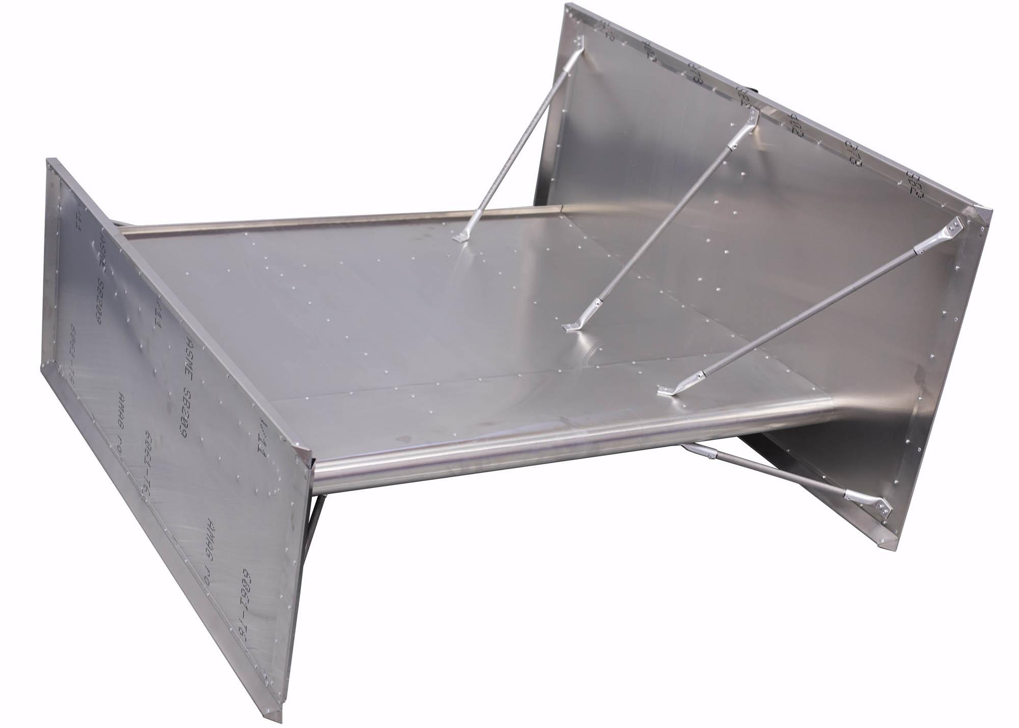 10' Sq 48" Internal Slider Wing, 23" Channel, A-Class, for 600 Micro Sprint