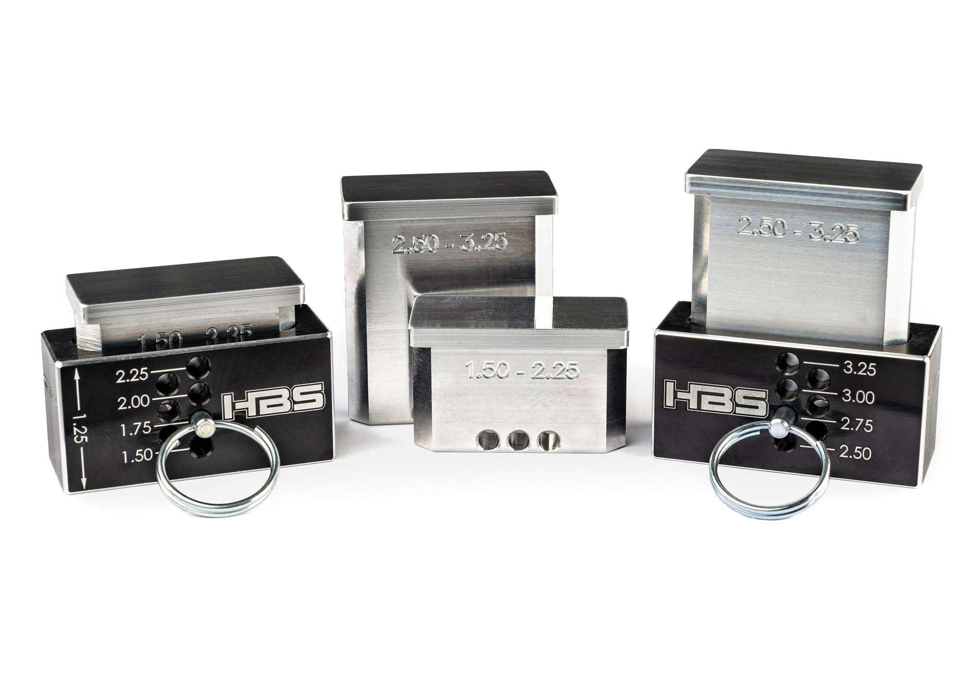 1" to 3-1/4" Adjustable Height Set-Up Blocks, Set for 600/270 Micro Sprint