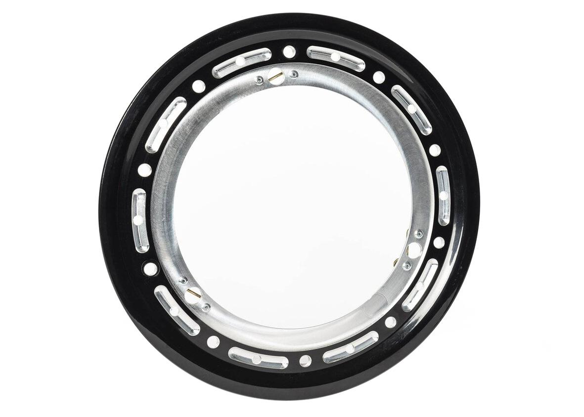 Keizer Black 10" Mud Cover Bead Lock Ring with Tabs