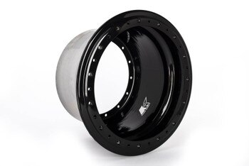 Keizer Black 13x7 Wheel Half Ring Mount Only