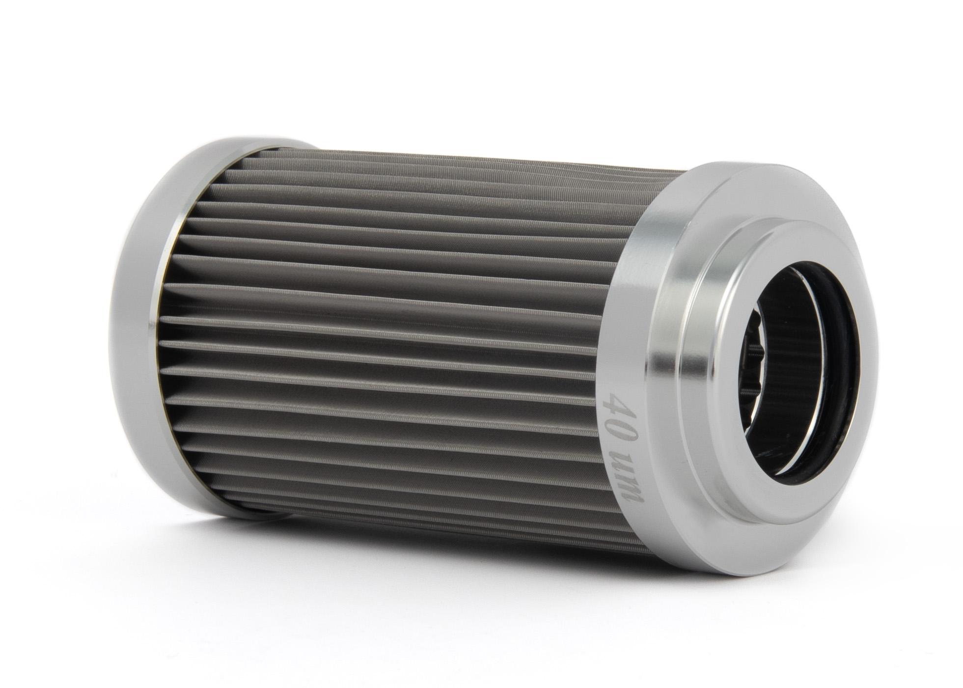 Short Element, 40 micron Pro Fuel Filter, Full Stainless Steel ...