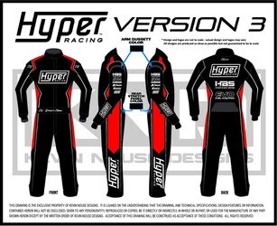 K1 Custom Hyper Racing Suit V3